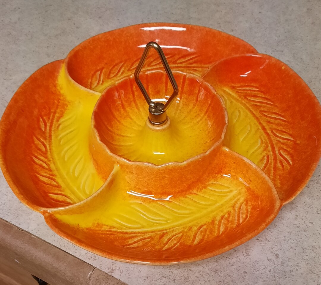 Vintage Serving Relish Tray - Etsy
