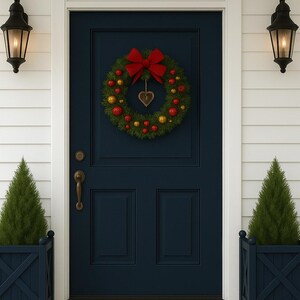 How to Make a Christmas Wreath Step-by-step Holiday Wreath Making - Etsy