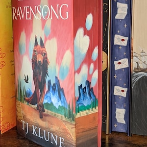 Ravensong by TJ Klune Custom Hand Painted Edge Books Gift Special ...