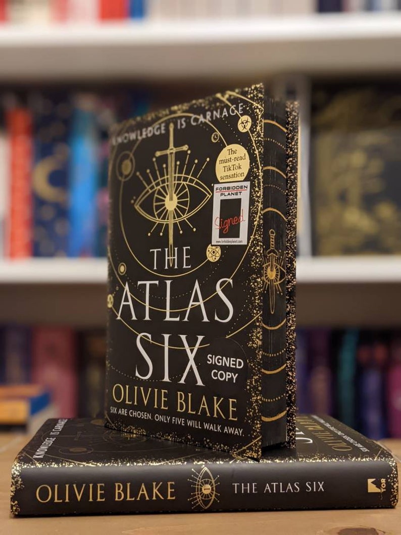 The Atlas Six by Olivie Blake Stencil Foredge Painting Sprayed - Etsy ...