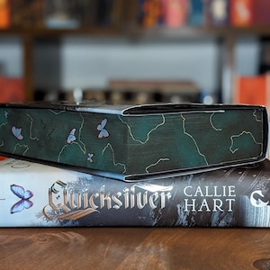 SIGNED 1st Edition Quicksilver by Callie Hart Custom Stencil Sprayed ...