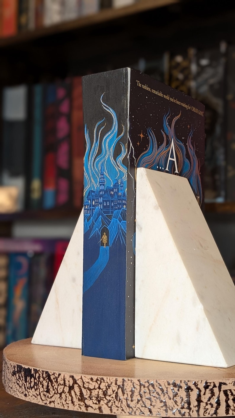 Queen of Faces by Petra Lord Custom Hand Painted Edge Foreedge Painting ...