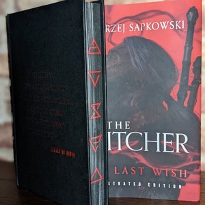 The Witcher 'the Last Wish' by Andrzej Sapkowski Custom Stencil Sprayed ...