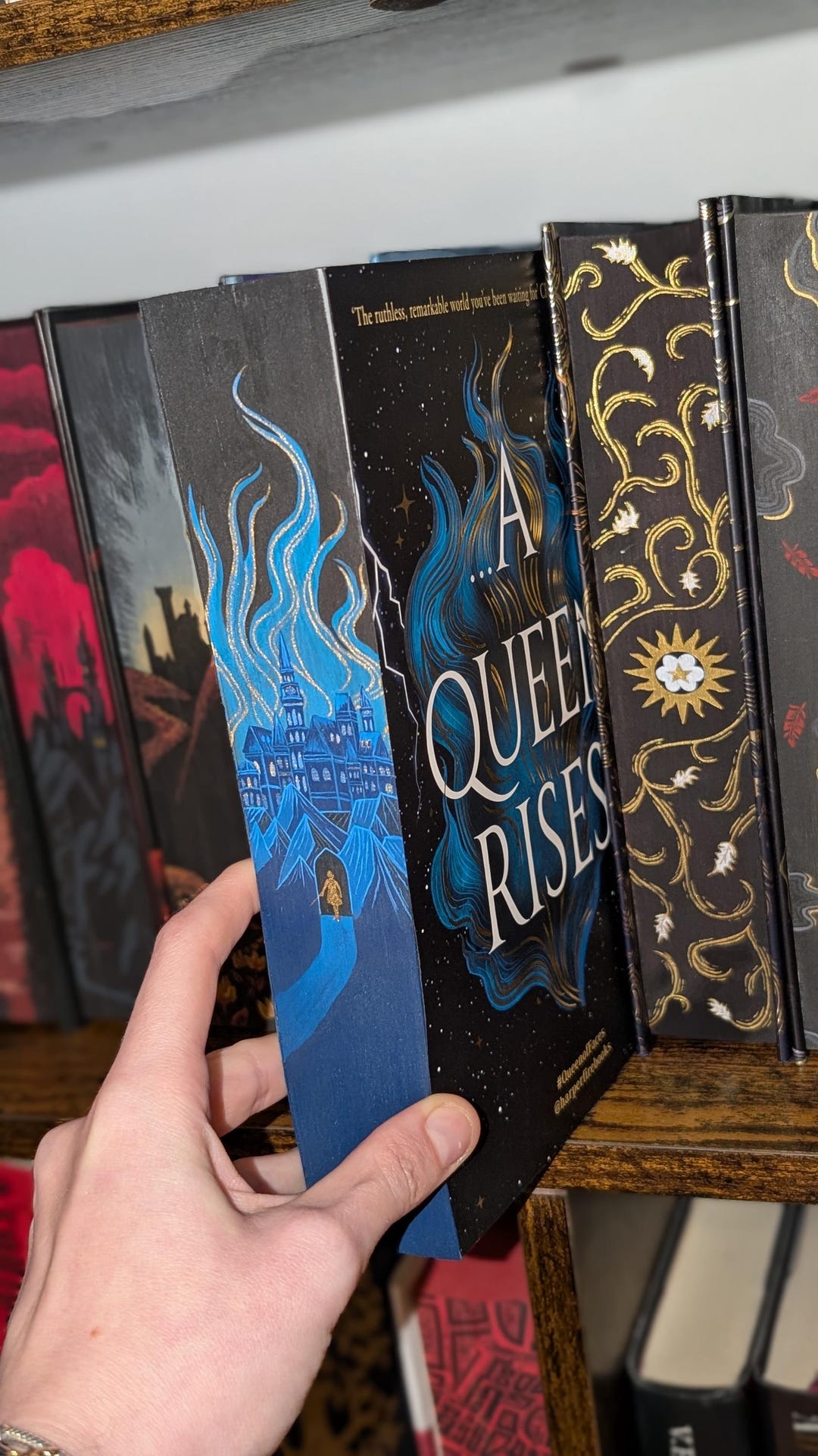 Queen of Faces by Petra Lord Custom Hand Painted Edge Foreedge Painting ...