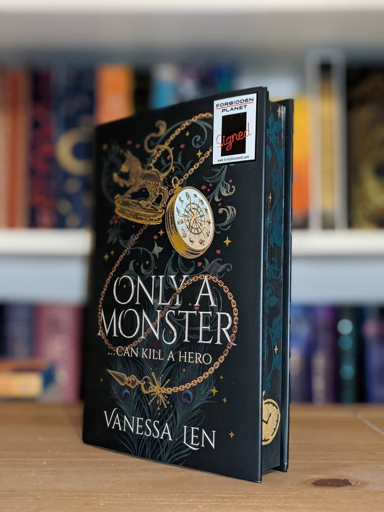 SIGNED Only a Monster by Vanessa Len Custom Stencil Sprayed Hand ...