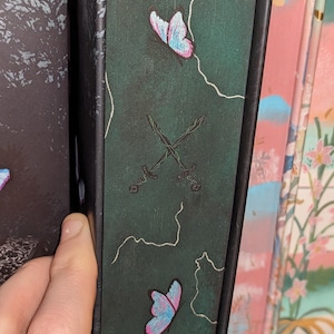 SIGNED 1st Edition Quicksilver by Callie Hart Custom Stencil Sprayed ...