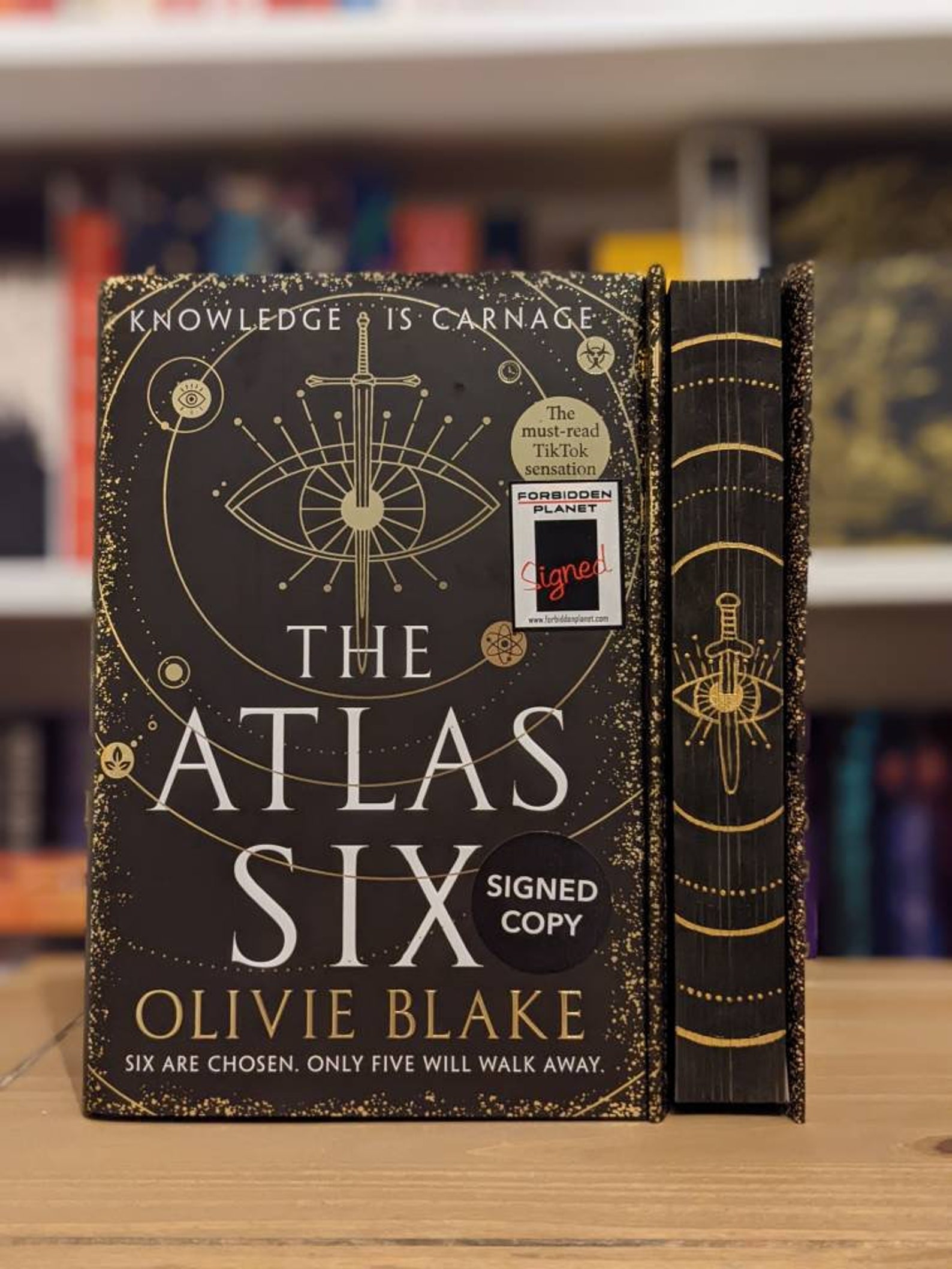 The Atlas Six by Olivie Blake Stencil Foredge Painting Sprayed | Etsy UK