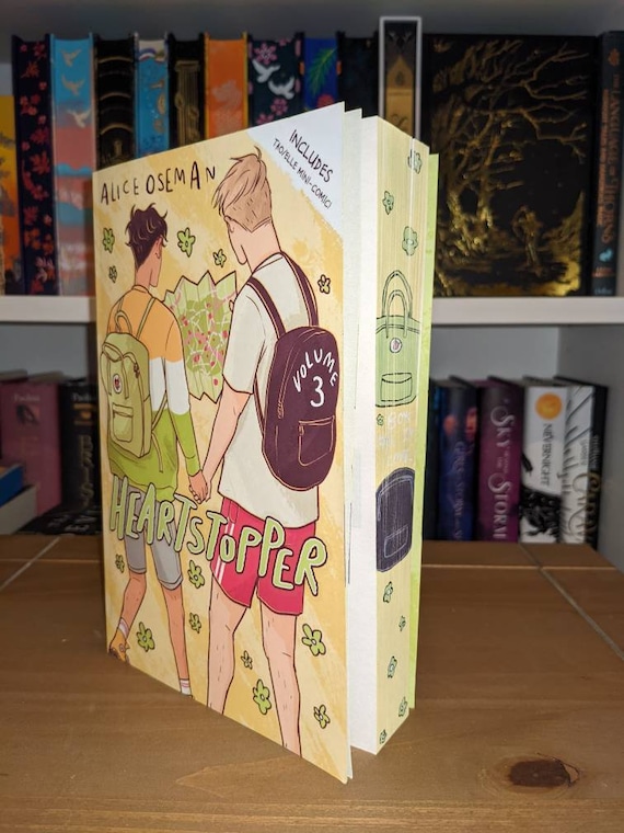 Heartstopper Volume 3 by Alice Oseman Stencil Sprayed Hand | Etsy