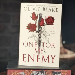 One for My Enemy by Olivie Blake Stencil Foredge Painting Sprayed Edge Books Gift Special ...