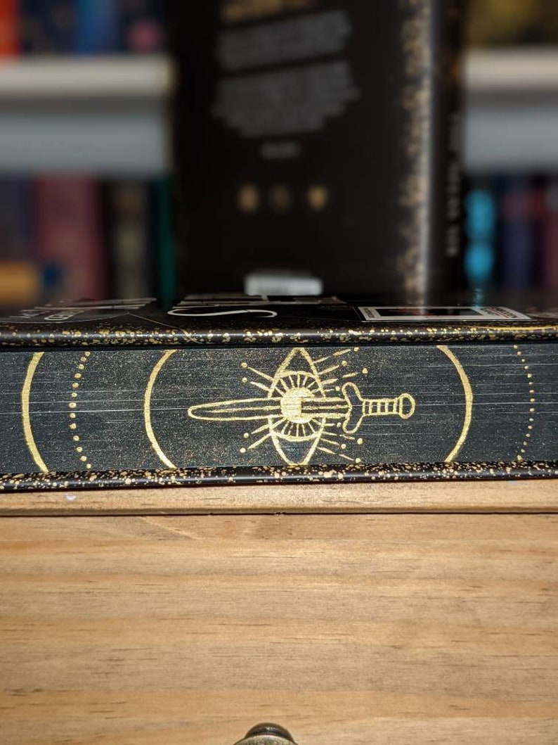 The Atlas Six by Olivie Blake Stencil Foredge Painting Sprayed - Etsy