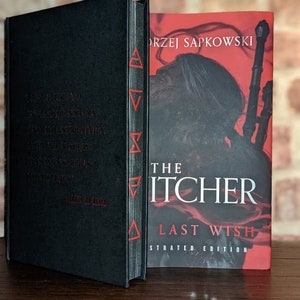 The Witcher 'the Last Wish' by Andrzej Sapkowski Custom Stencil Sprayed ...