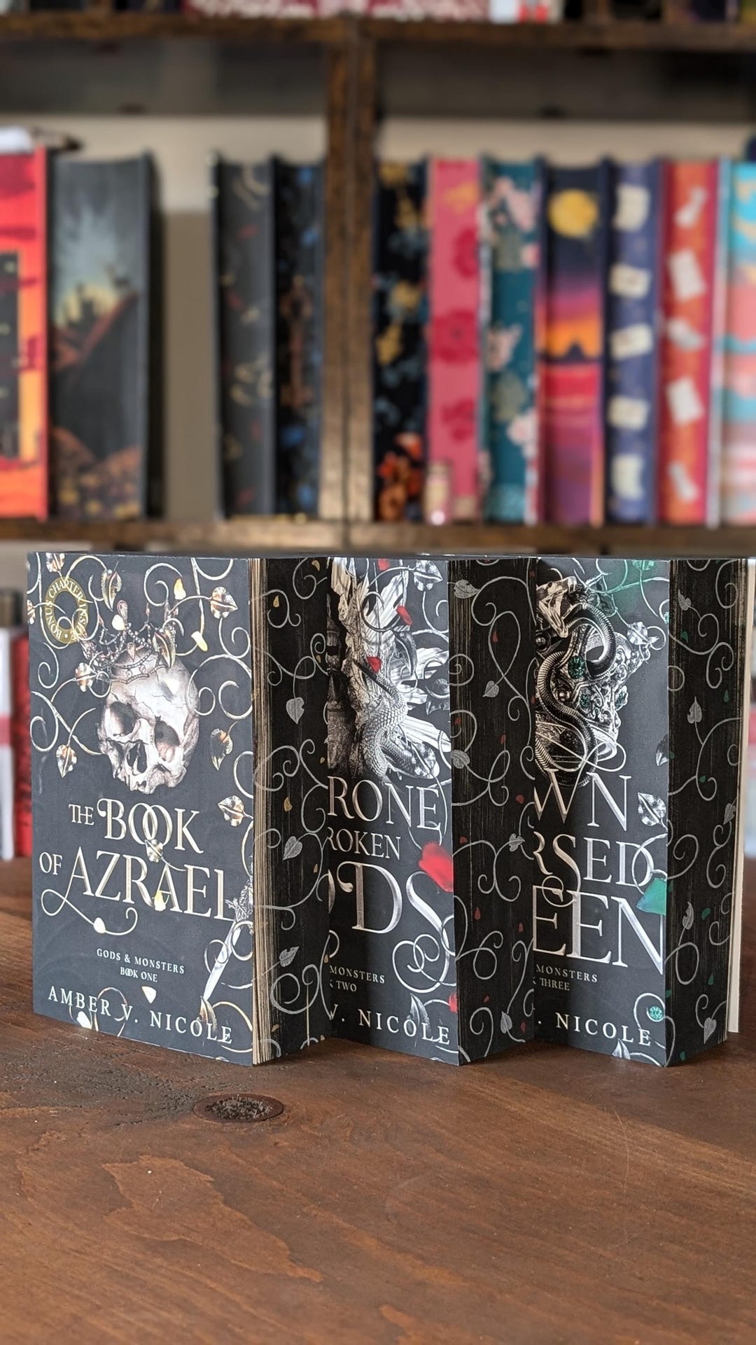 The Book of Azrael Gods and Monsters Series by Amber V.nicole Hand ...