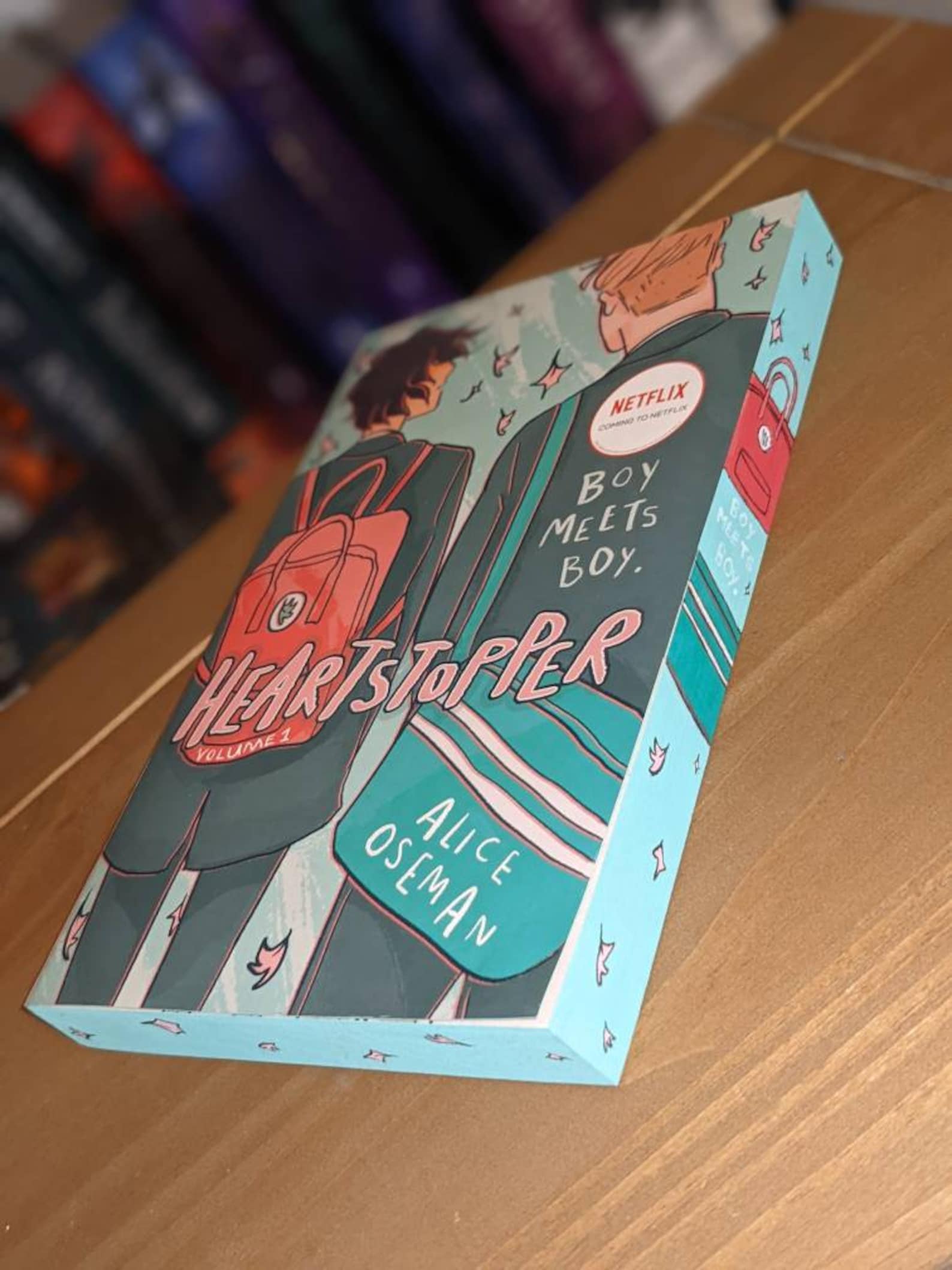 Heartstopper by Alice Oseman Stencil Sprayed Hand Painted Edge - Etsy ...