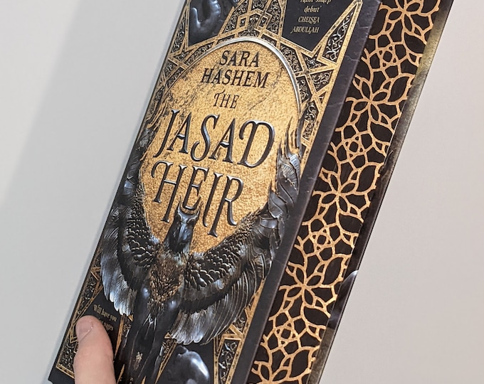 The Jasad Heir by Sara Hashem Custom Foreedge Hand Painted Edge Books ...