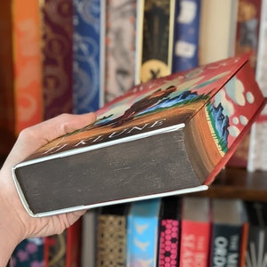 Ravensong by TJ Klune Custom Hand Painted Edge Books Gift Special ...