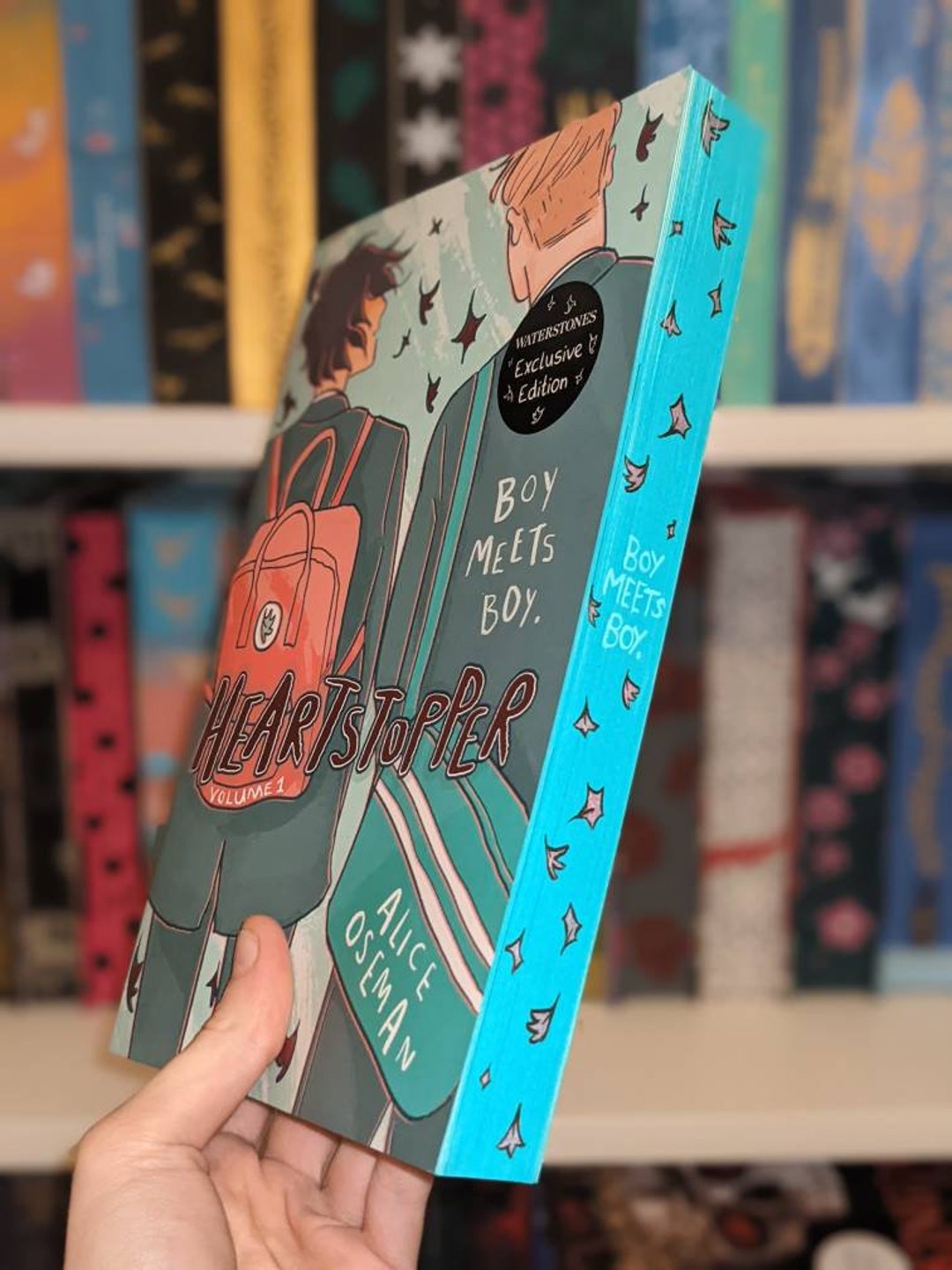 SPECIAL EDITION Heartstopper by Alice Oseman Stencil Sprayed Hand ...