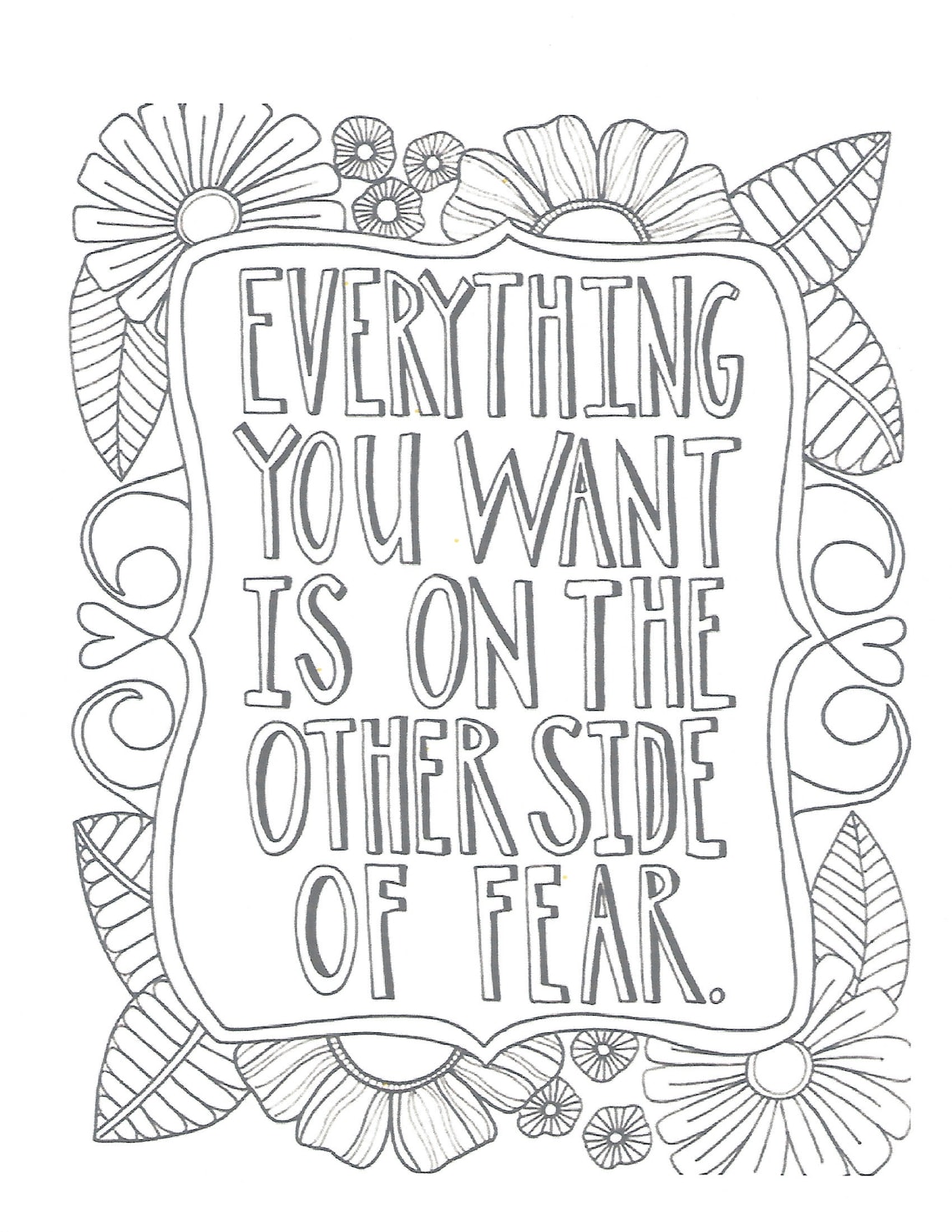 100+ Motivational Adult Coloring Pages - Etsy