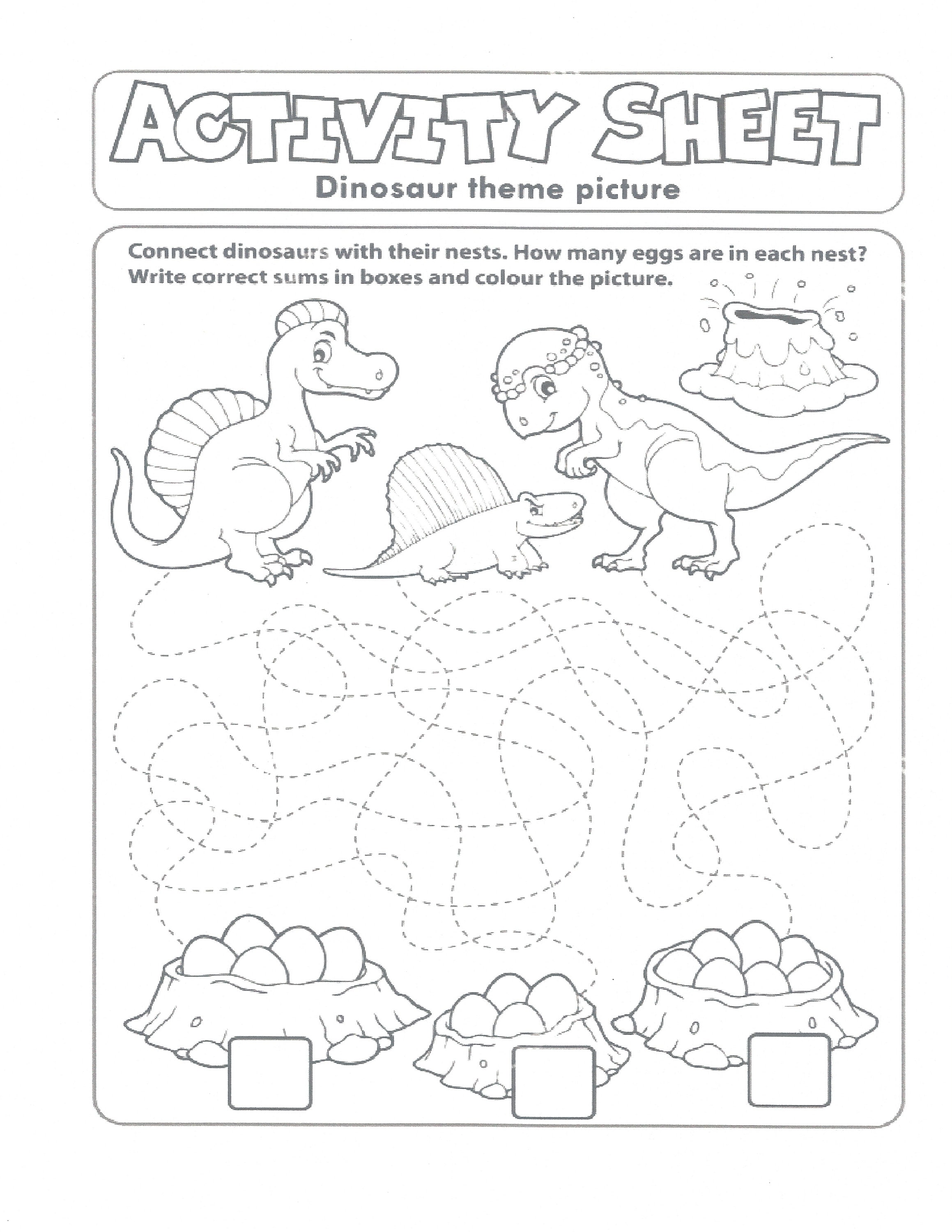 140+ Dinosaur Coloring Pages for Kids - Etsy