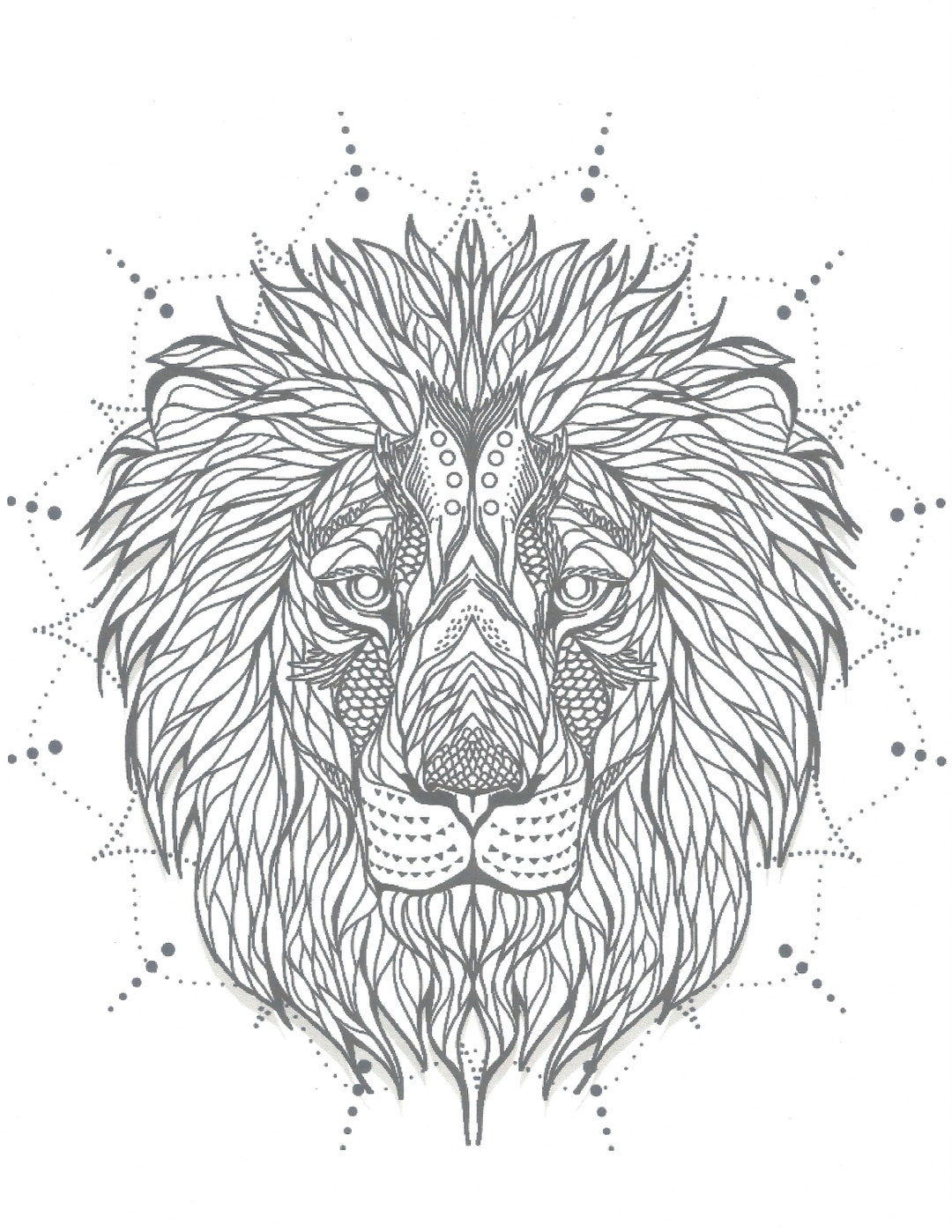 250+ Animal Mandala Coloring Pages - Etsy