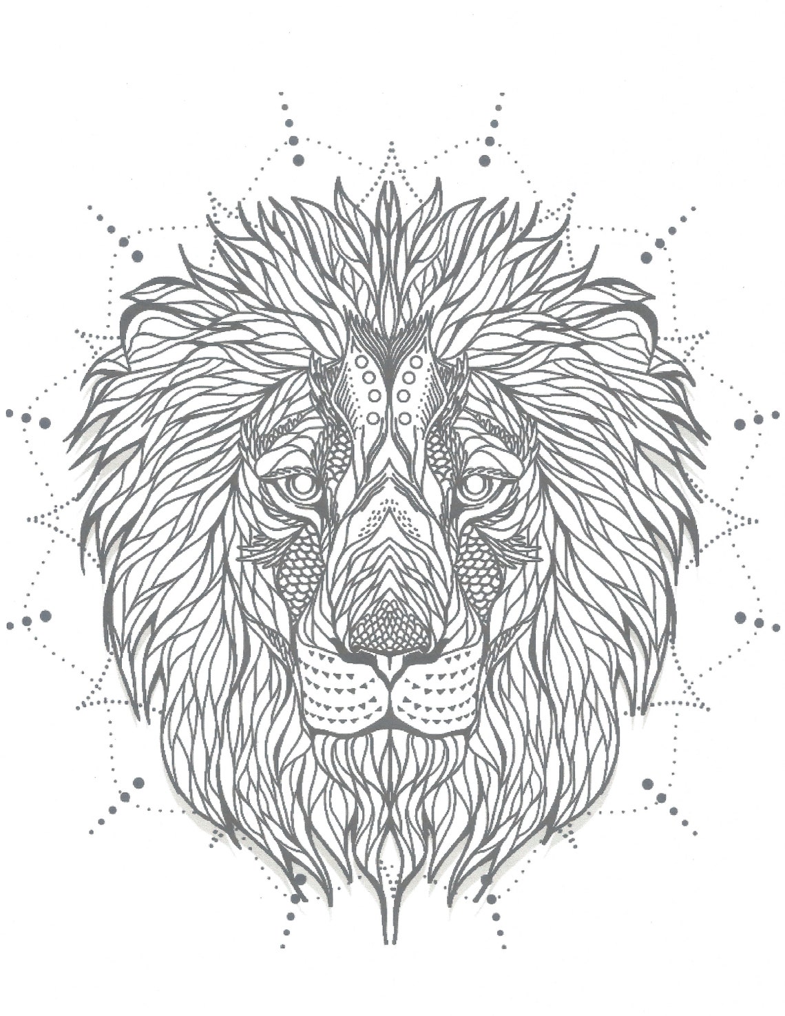 250+ Animal Mandala Coloring Pages - Etsy