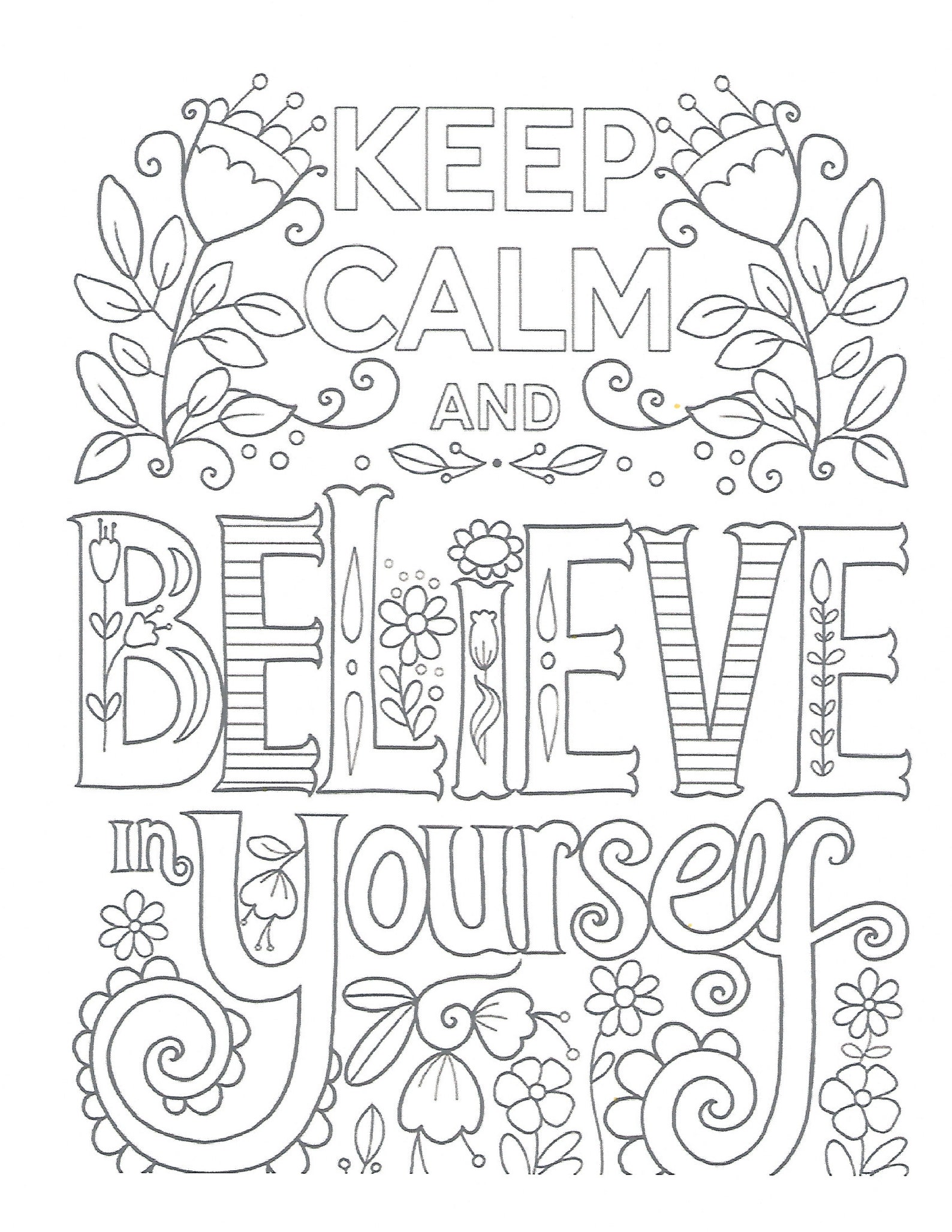 100+ Motivational Adult Coloring Pages - Etsy
