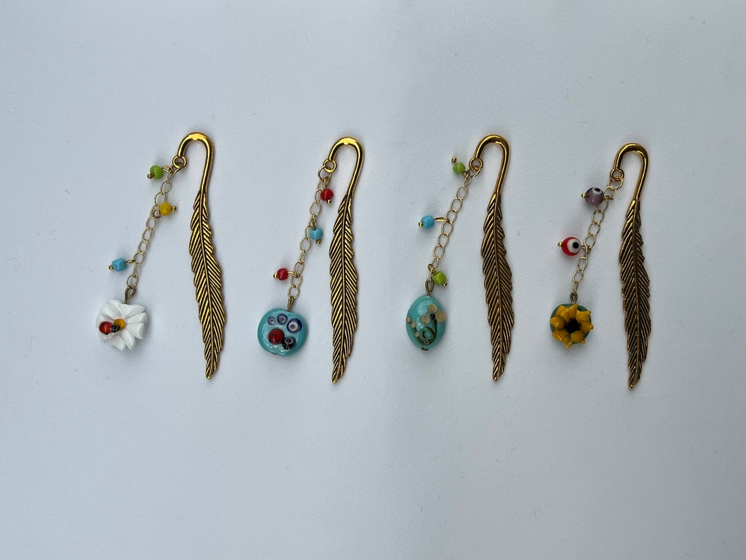 Murano Glass Handmade Bookmark - Etsy