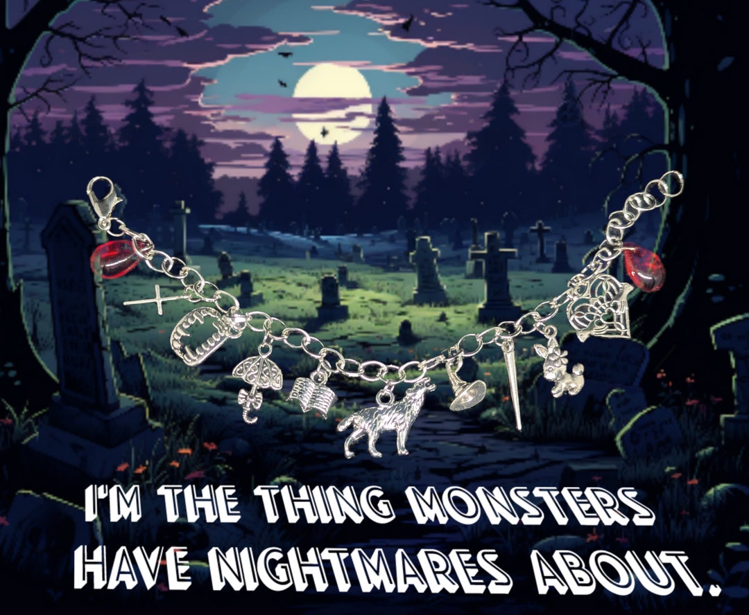 BTVS Vampire Hunting Charm Bracelet Slaying Gift - Etsy