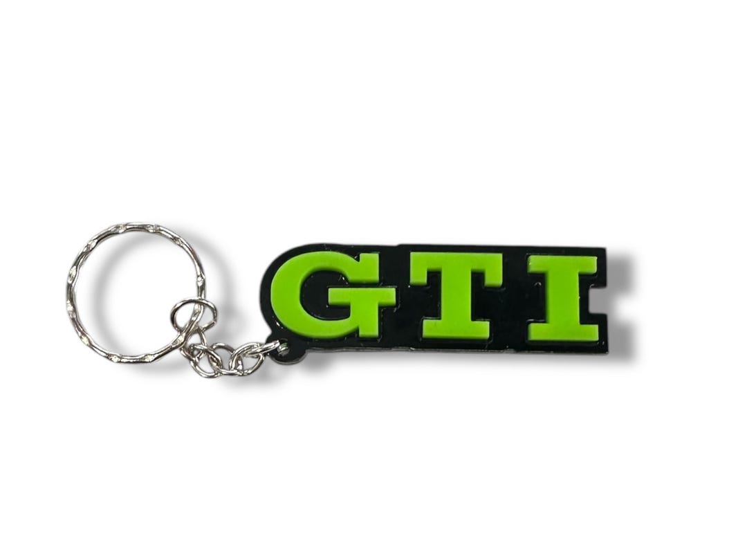 GTI & GTD Keyring 20 Colours Available Custom Options Available of Youd ...