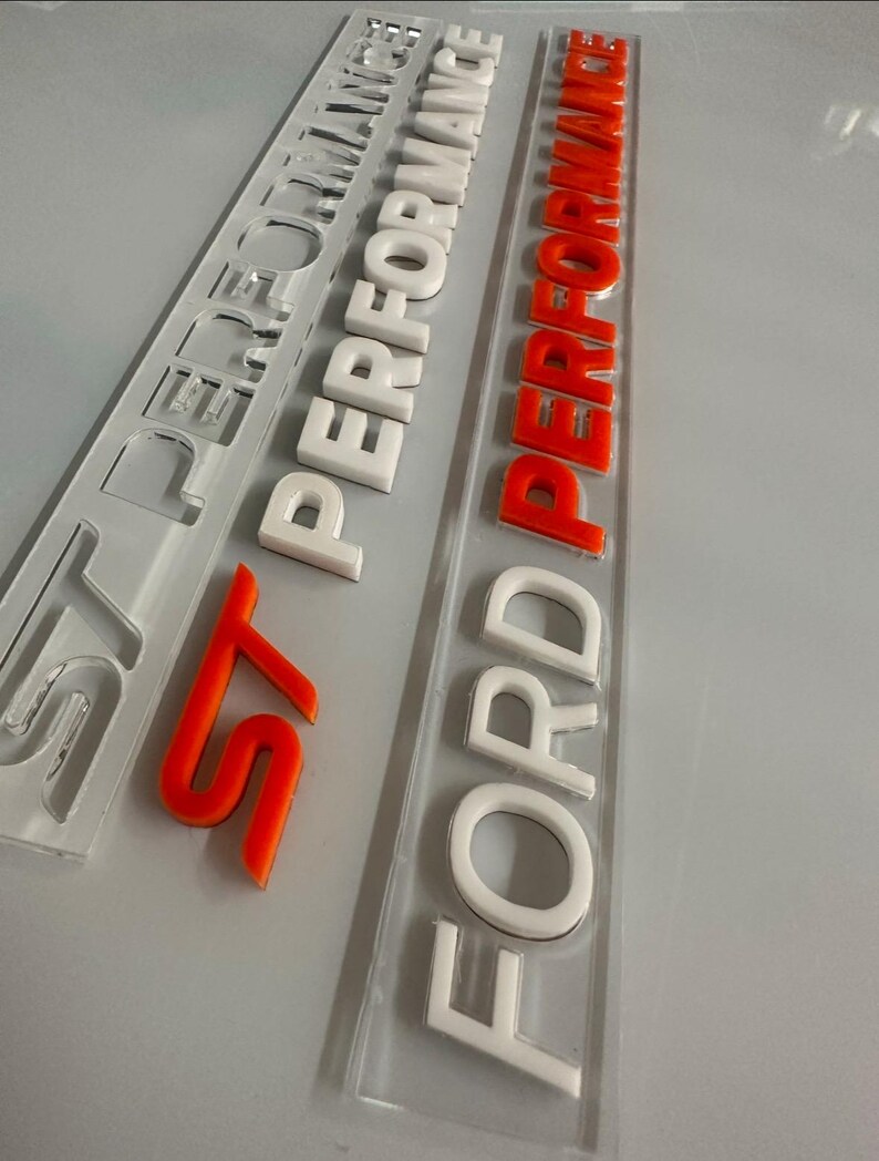 FORD PERFORMANCE Front Splitter Badge - Etsy