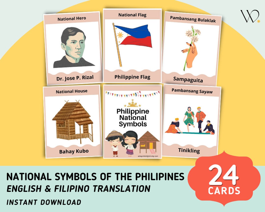 National Symbols of the Philippines (24) Flashcards - English Tagalog ...