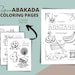 Filipino Abakada Coloring Pages 21 Printable PDF | Filipino ABC ...