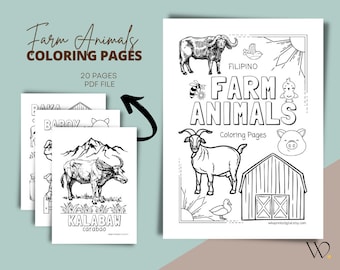 Filipino Abakada Coloring Pages 21 Printable PDF | Filipino ABC ...