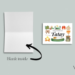 Happy Father's Day Tatay Greeting Card Printable - Father's Day Card ...