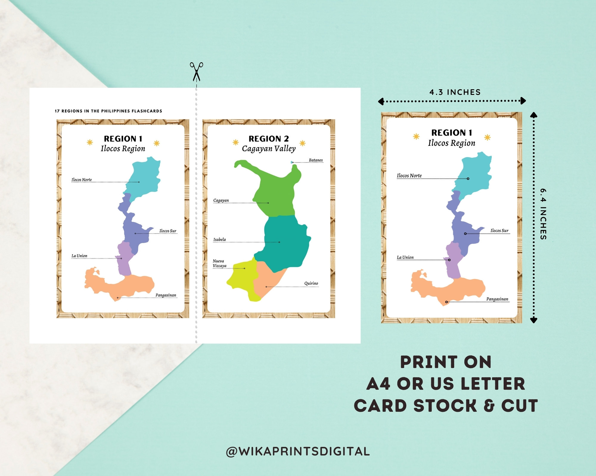 Philippine Map Region 1