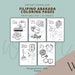 Filipino Abakada Coloring Pages 21 Printable PDF | Filipino ABC ...