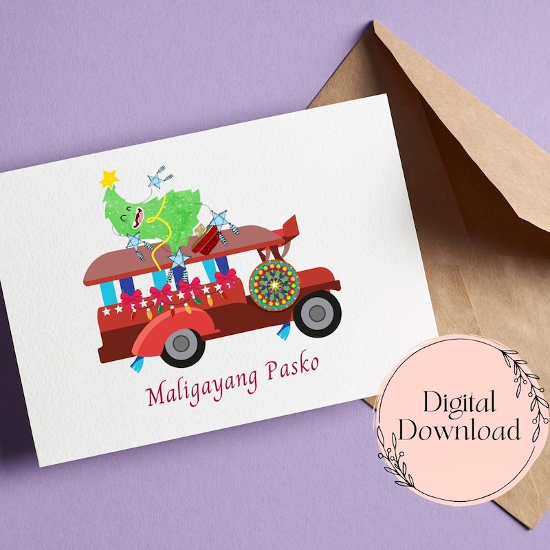 Christmas Filipino Cards - Etsy UK