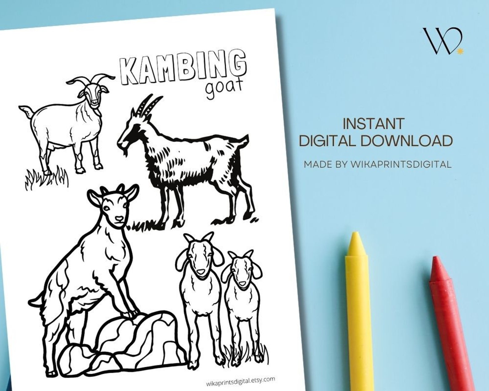 Filipino Farm Animals Coloring Pages 20 Printable PDF | Animas Coloring ...