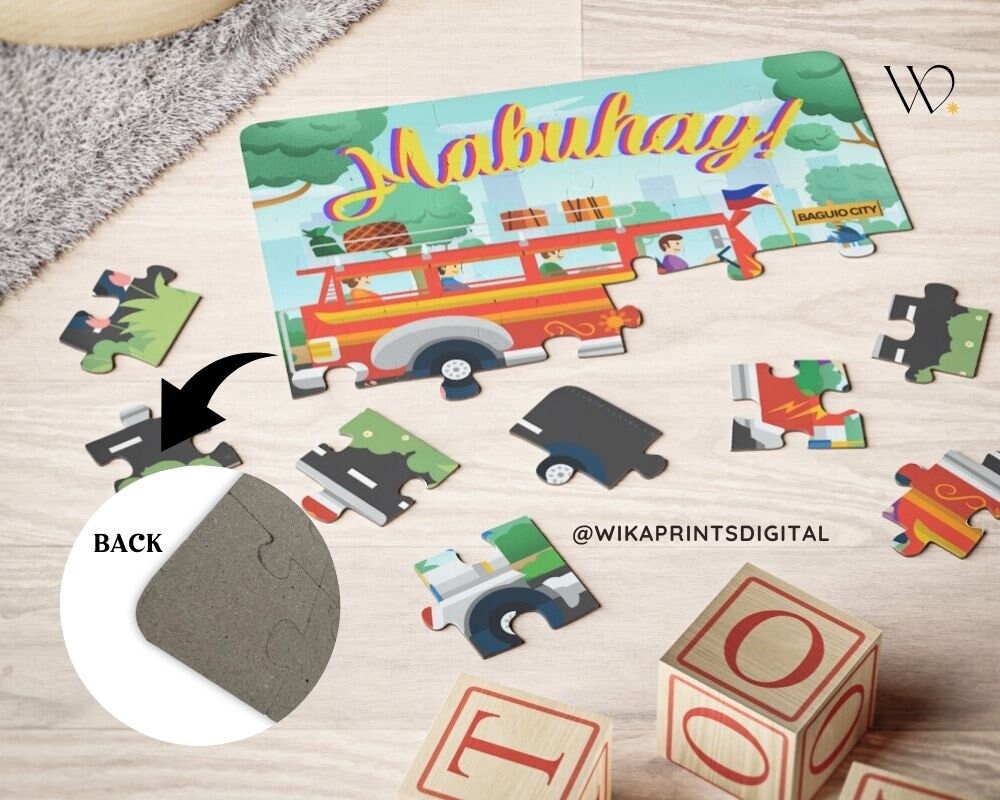 Philippine Jeepney Puzzle (30 Pieces) Jeepney Puzzle for Kids ...