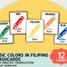 Numbers in Filipino 21 Cards Flashcards Tagalog (Download Now) - Etsy