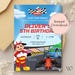 Editable Jollibee Jolli Race Birthday Invitation | Personalized ...