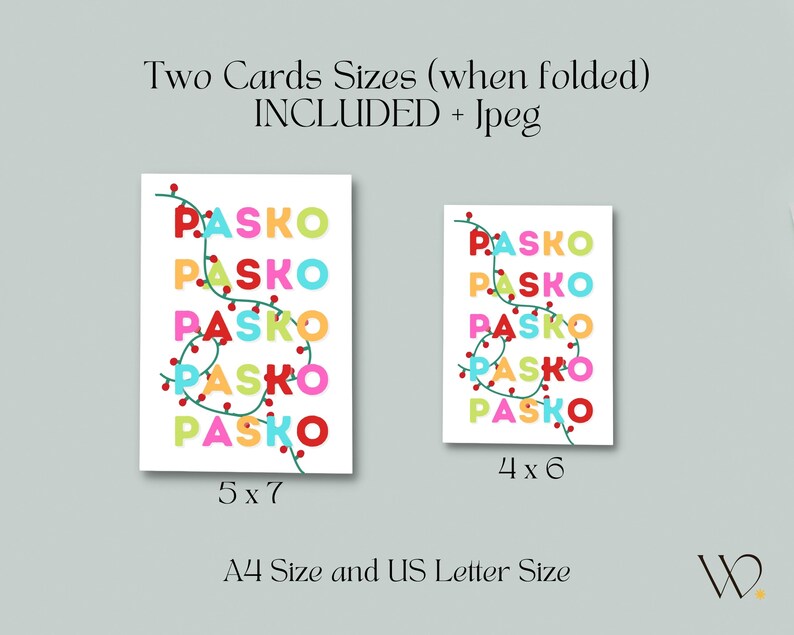 Pasko Greeting Card Printable | Christmas Card Printable | Merry ...