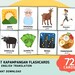 First Kapampangan Words Flashcards 72 Cards W/ English Translation ...