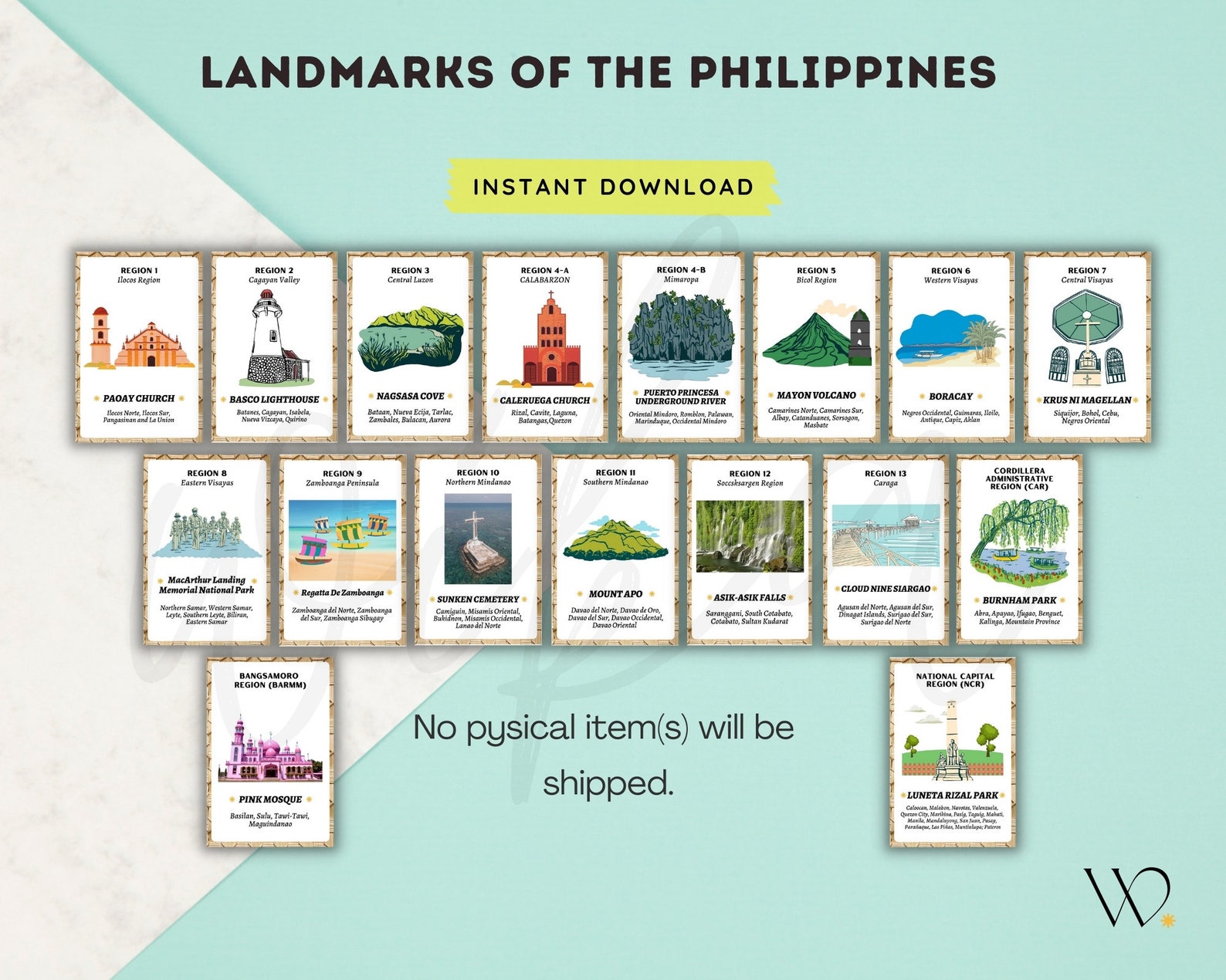 Philippine Regions & Landmarks (38 Cards) Flashcards | Geography ...