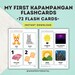 First Kapampangan Words Flashcards (72 Cards) W/ English Translation ...
