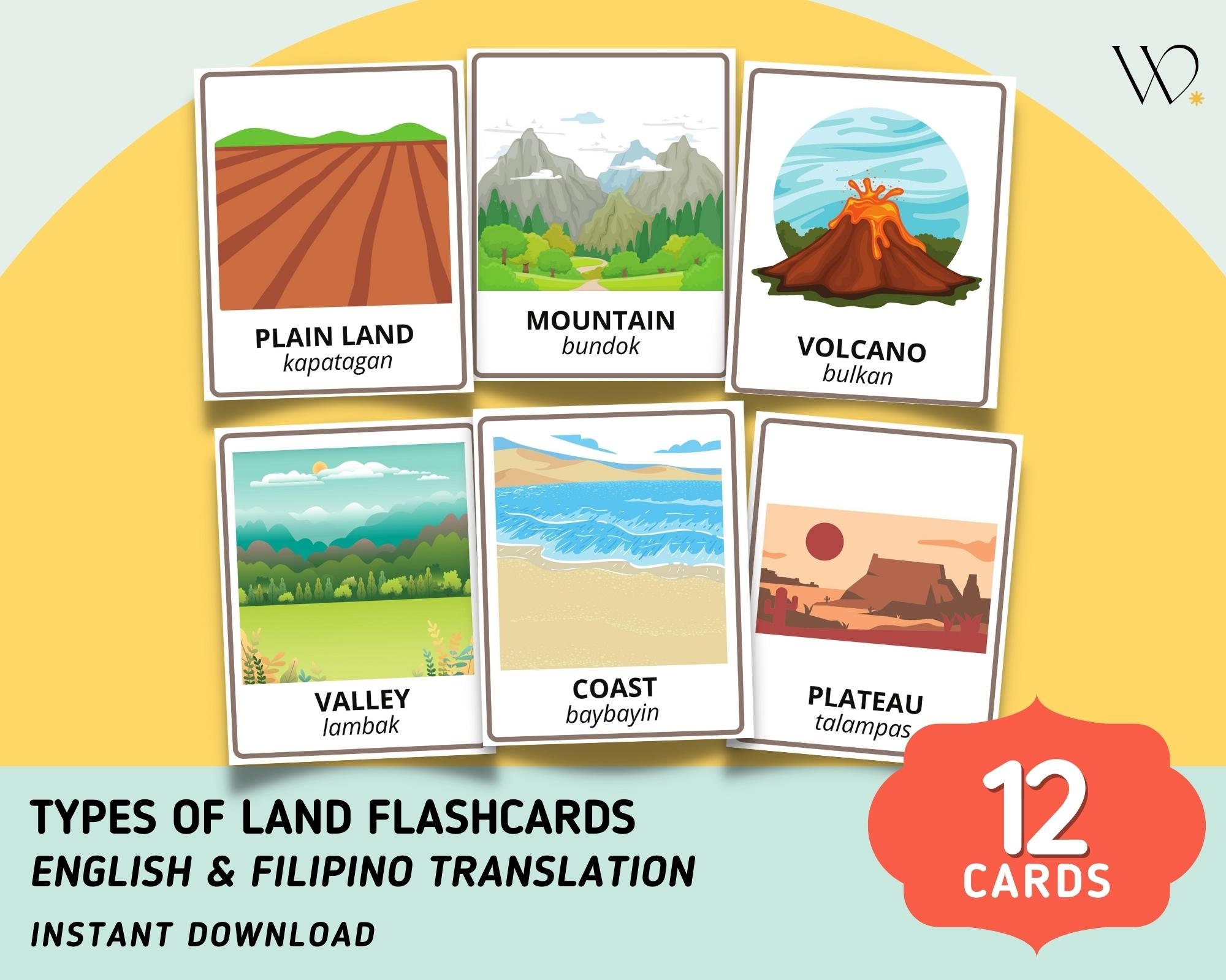 Printable Landforms For Kids