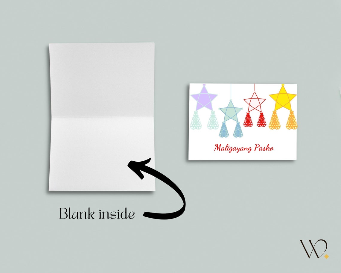 Maligayang Pasko Printable Card - Filipino Christmas Cards - Filipino ...