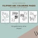 Filipino ABC Coloring Pages 29 Printable PDF Filipino ABC - Etsy
