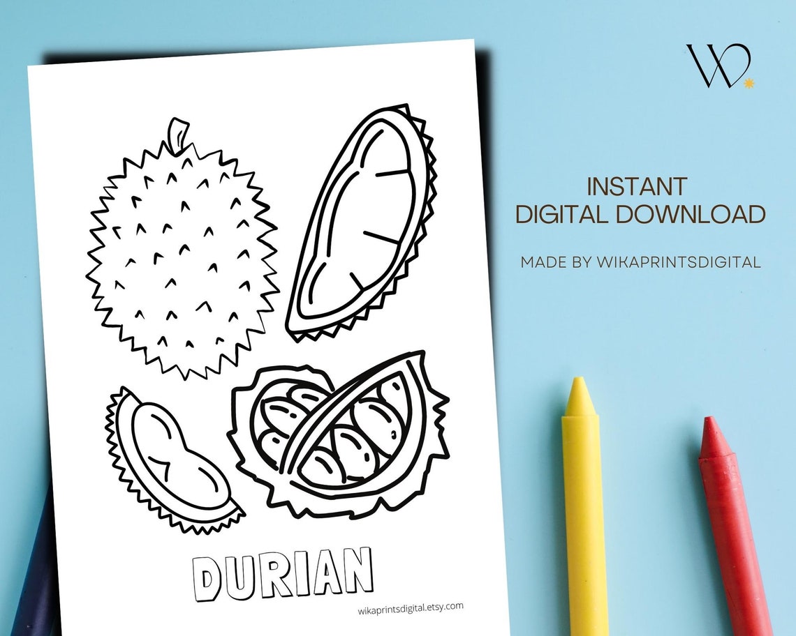 Fruits Coloring Pages (29 Pages) in Tagalog | Filipino Coloring Pages ...