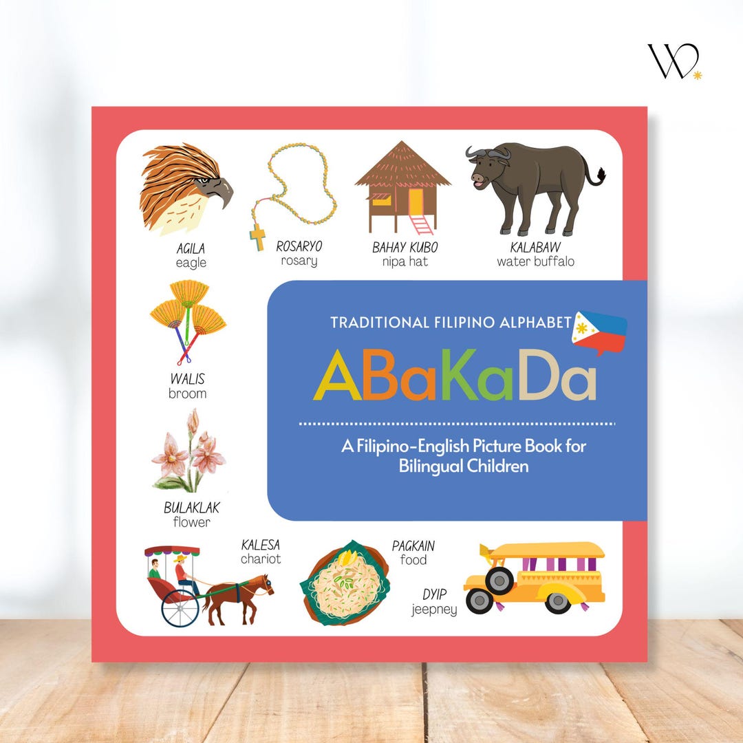 Filipino Abakada Picture Book for Kids | Tagalog Book for Kids With ...