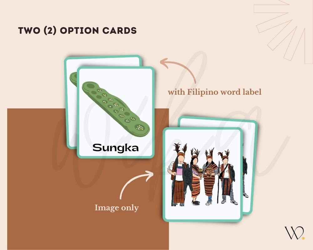 Philippines Matching Game (76 Paired Cards) Unique Filipino Themed ...